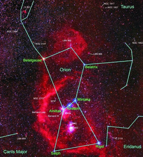 ORION - NIMRÓD csillagkép :: Lelekmozaik